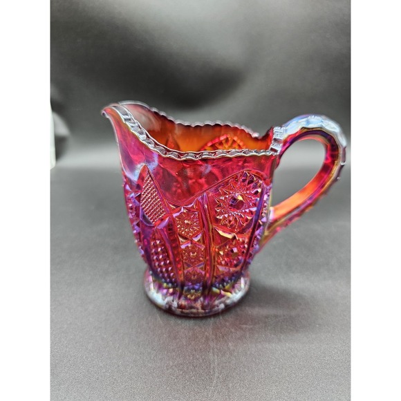 Indiana Glass | Dining | Vintage Indiana Carnival Glass Heirloom Red ...